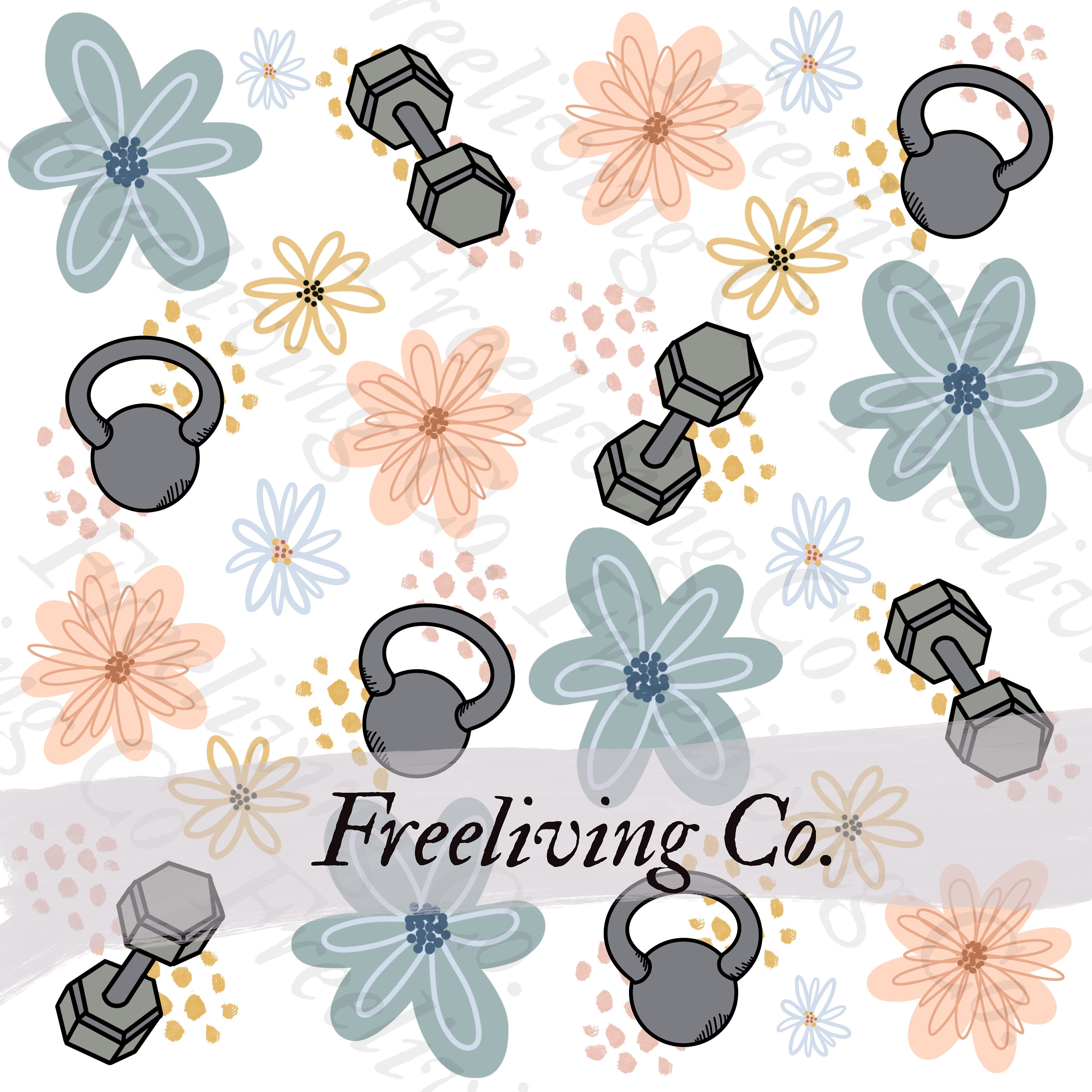 Getting Fit Clipart Flower