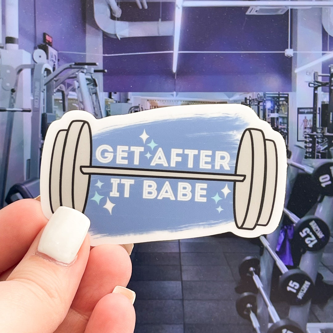 Gym Fitness Weightlifting Motivation Sticker Sticker Pack - Etsy