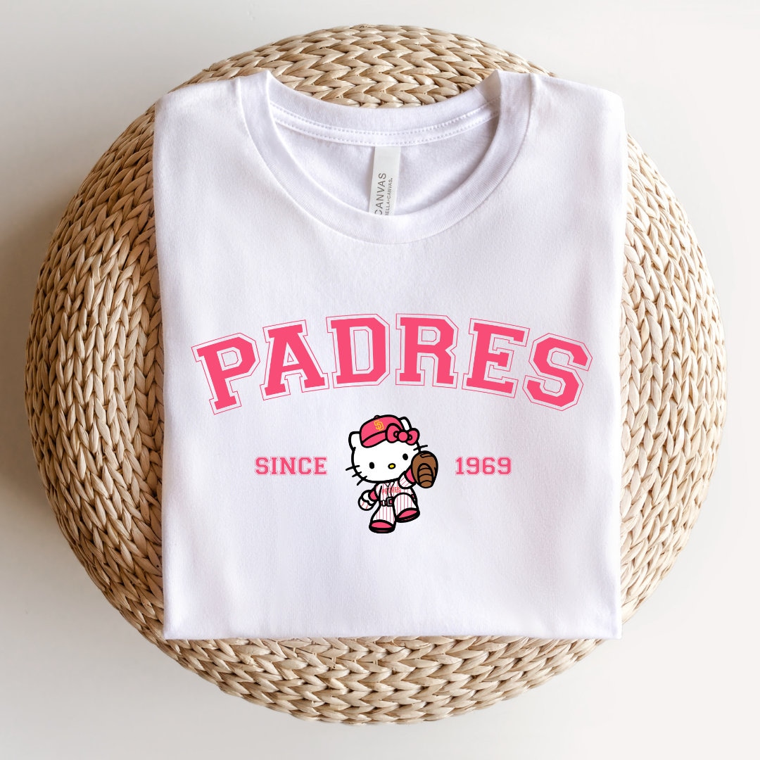 Hello Kitty, Hello Kitty Tshirt, Padres, San Diego Padres, Baseball ...