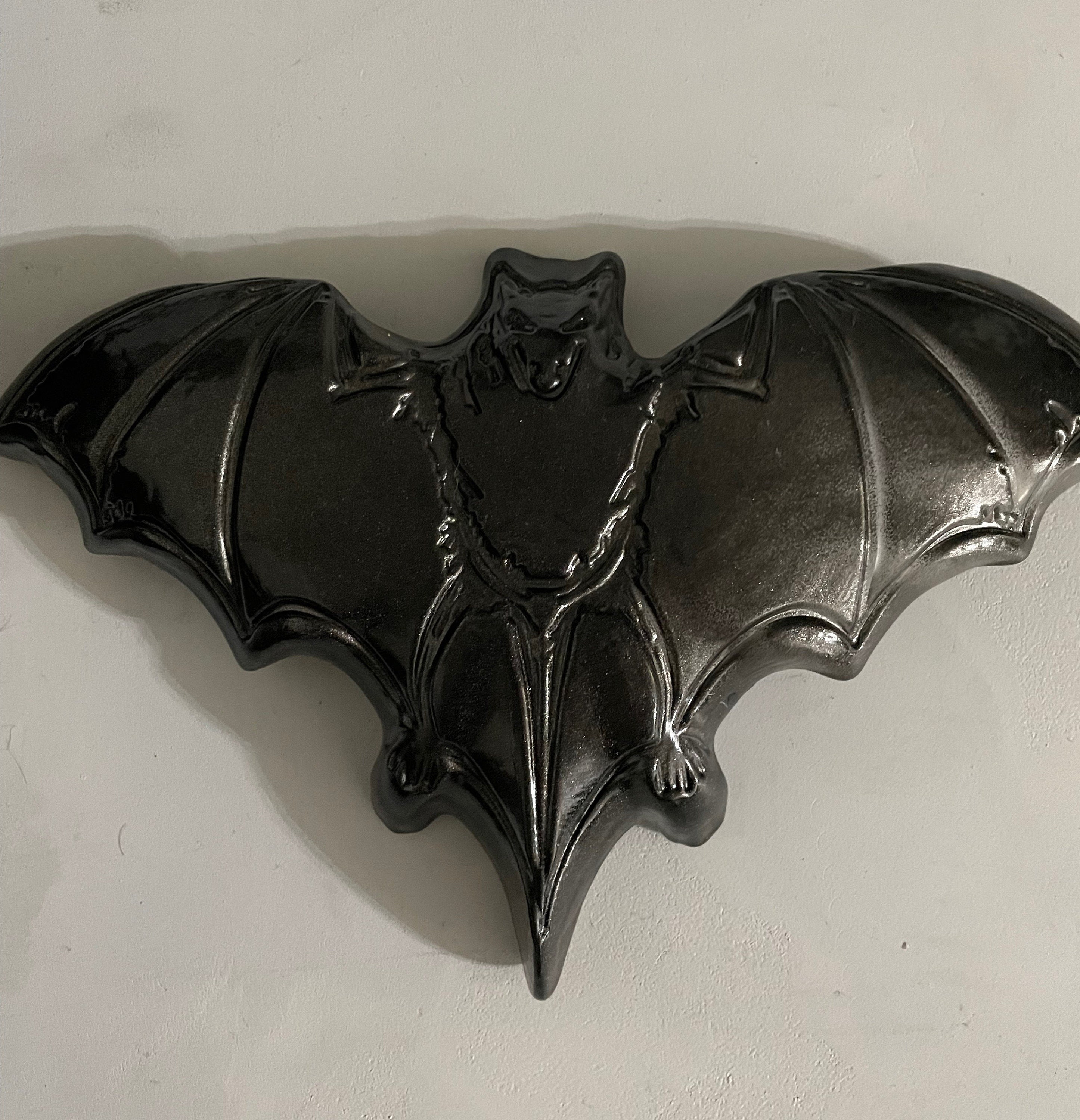 Small Black Gothic Bat Tray - Etsy
