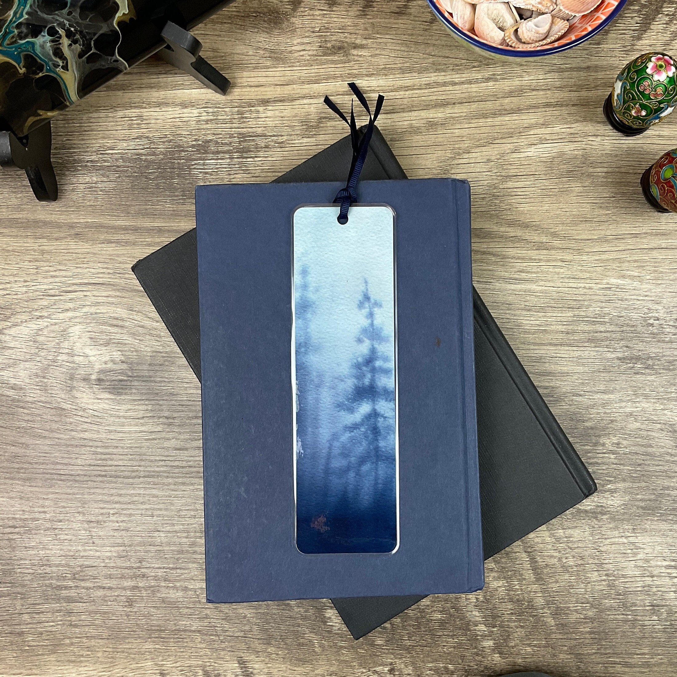 Art Print Bookmarks Laminated Bookmark Watercolor and | Etsy