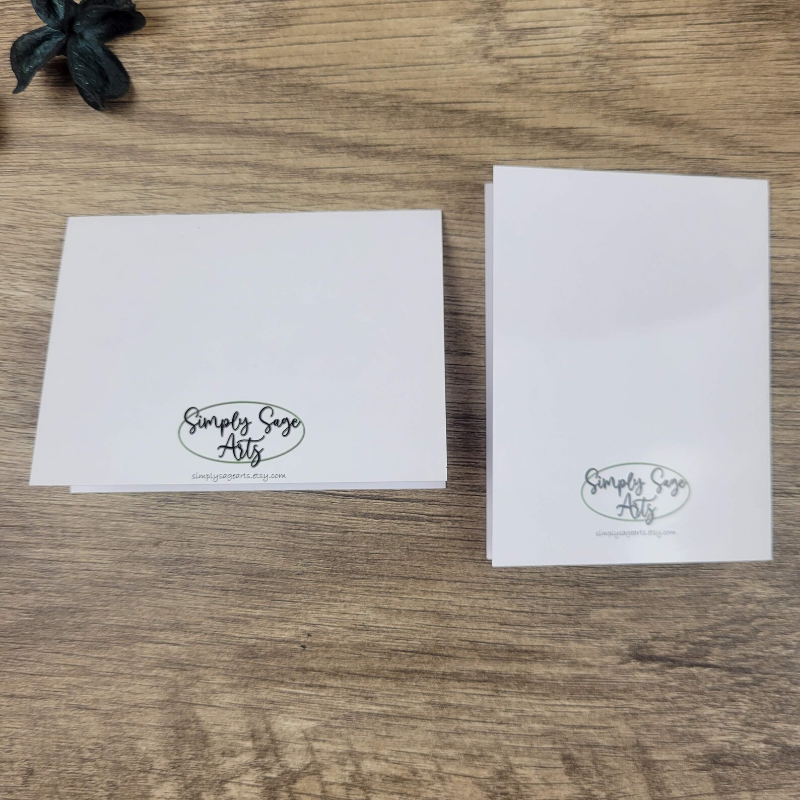 Handmade Small Note Card Set Abstract Watercolor Mountains - Etsy