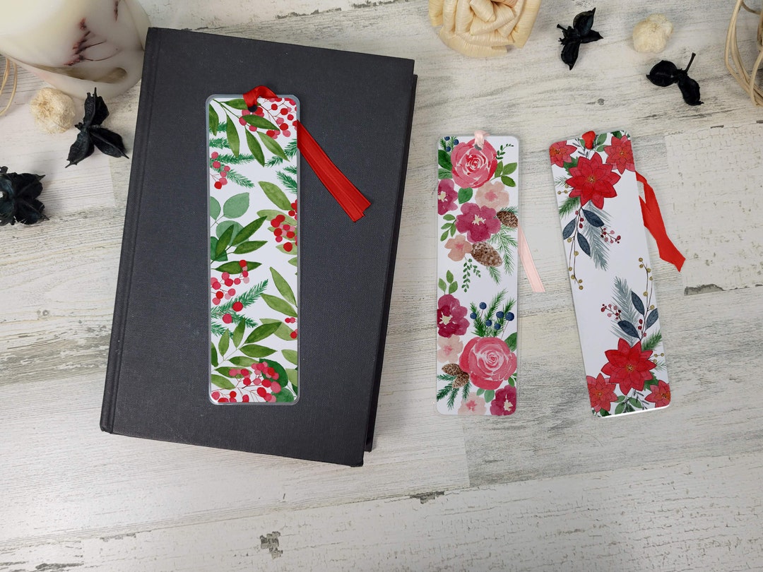 Holiday Laminate Bookmarks, Individual or Bookmark Gift Sets ...