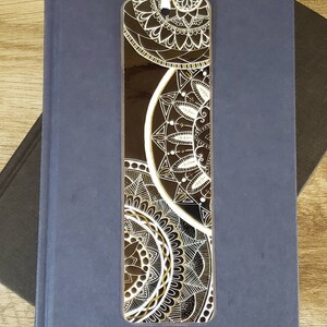 Handmade Mandala Bookmarks Laminated Bookmark Watercolor and - Etsy