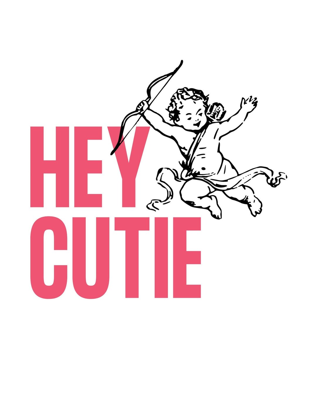 Hey Cutie Cupid (png and Svg) - Etsy
