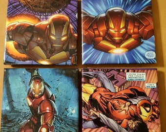 Iron Man Coaster | Etsy