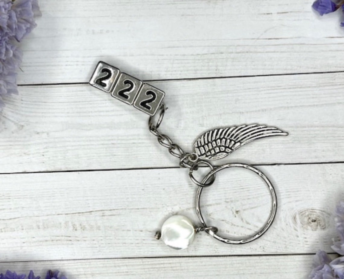 Angel Number Keychains - Etsy