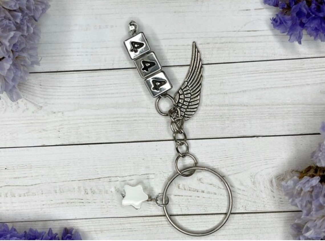 Angel Number Keychains - Etsy