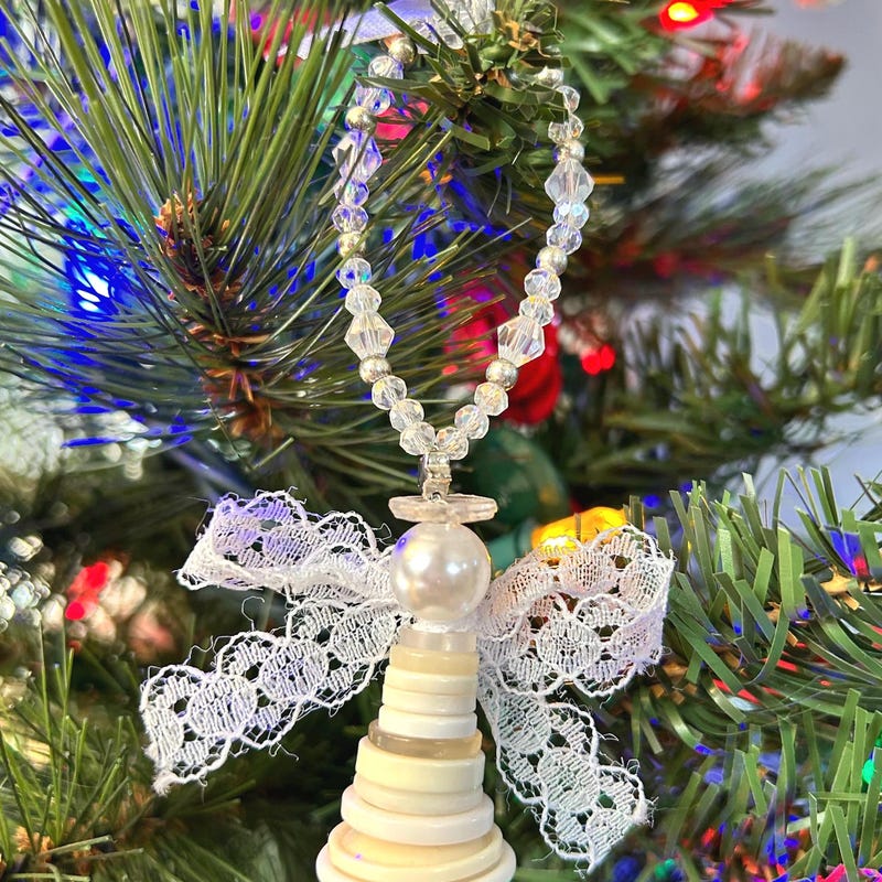 Button Angels Ornaments - Etsy