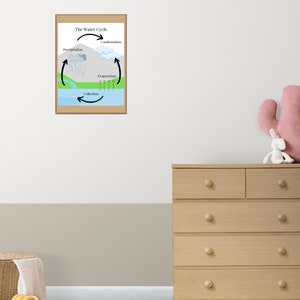 The Water Cycle Poster,educational Print, Printable Wall Art ...