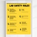 Lab Safety Poster, Chemistry Lab Poster, Classroom Safety Poster ...
