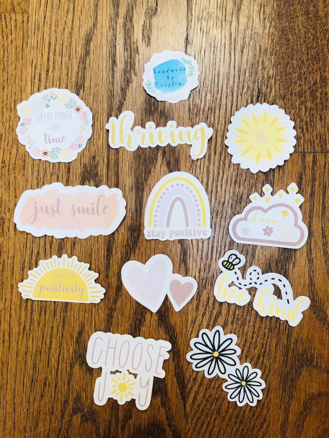 Positivity Sticker Pack - Etsy