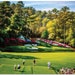 Augusta National Golf Club Course Hole 12 Golden Bell Masters PGA ...