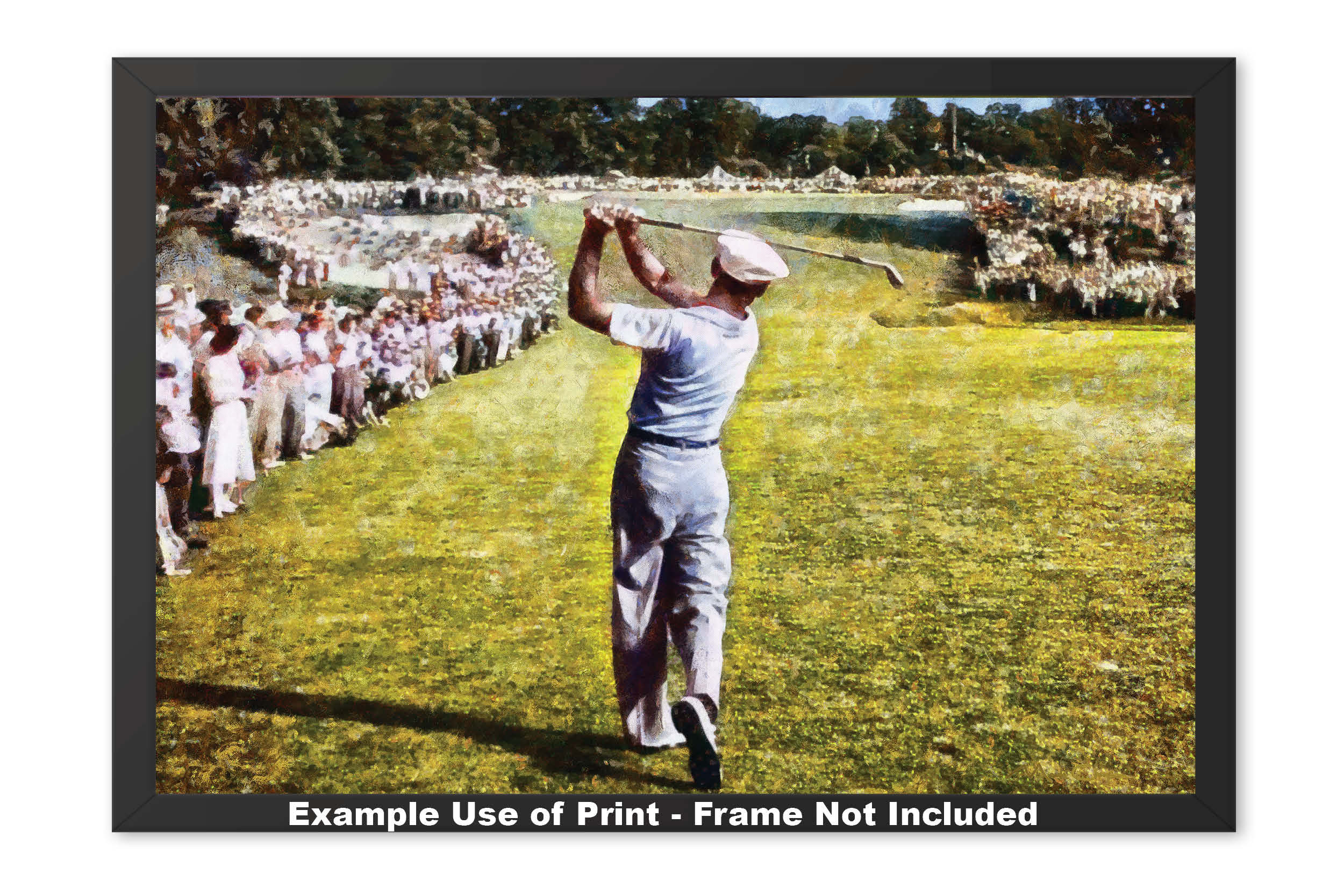 Ben Hogan Merion 1950 US Open Oil Painting PGA Golf 1MC1 8x10-48x36 Art ...