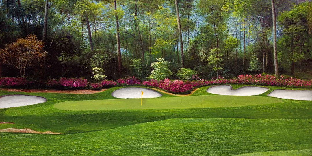 Augusta National Golf Club Hole 13 Azalea Masters Amen Corner Oil ...
