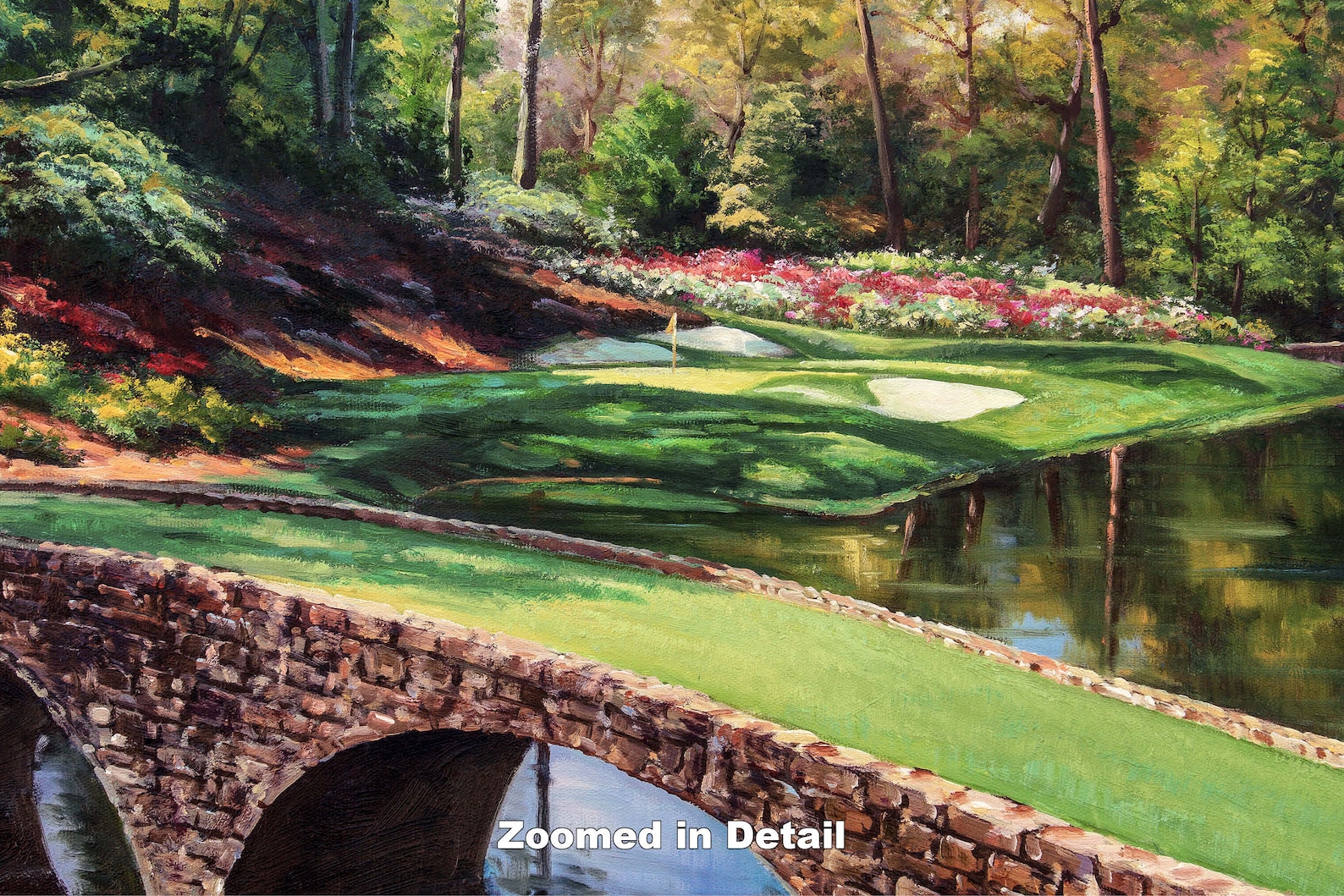 Augusta National Golf Club Hole 12 Golden Bell Amen Corner Oil - Etsy