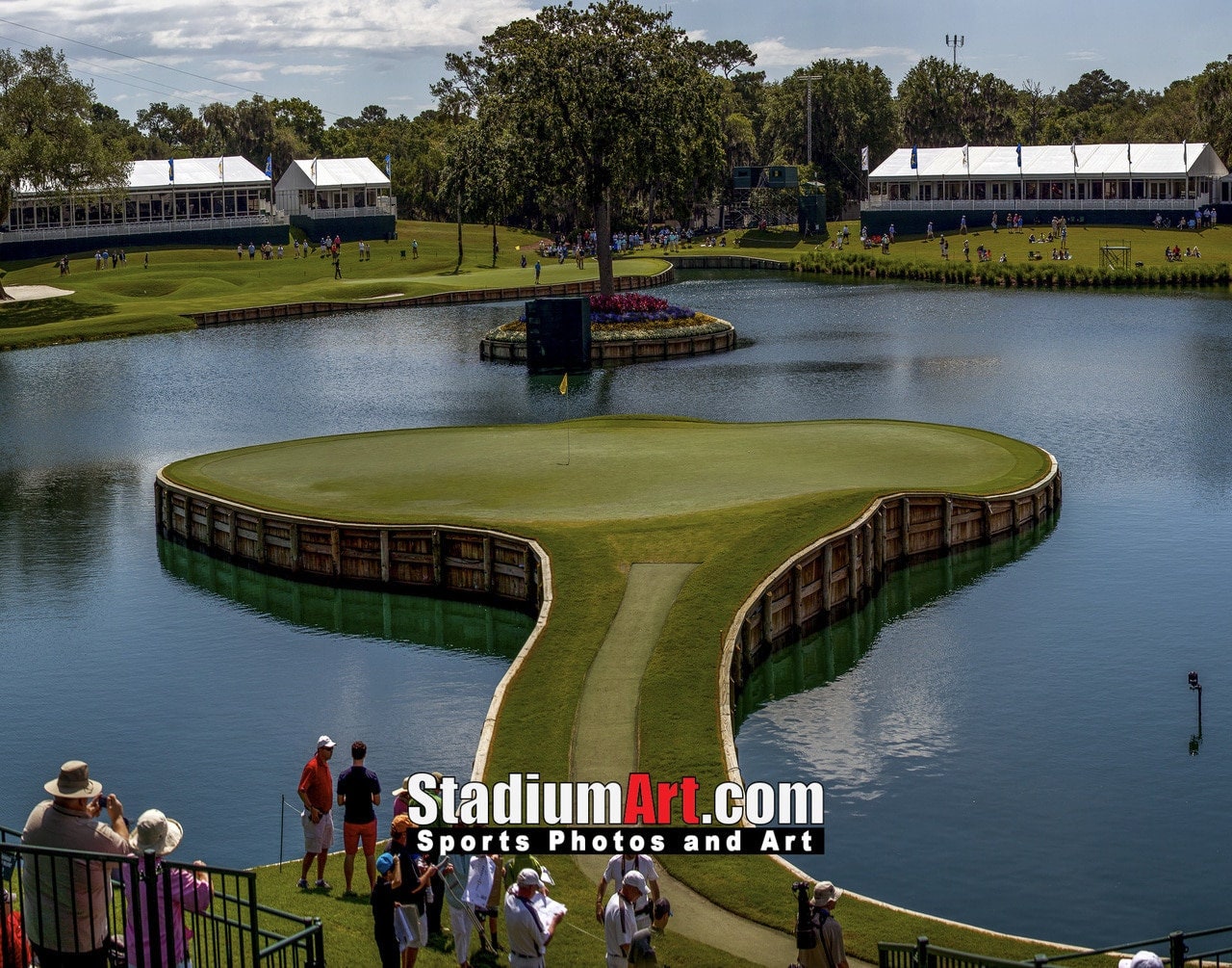 Sawgrass TPC Golf Hole 17 Tournament Players Club 8x10-48x36 Photo ...