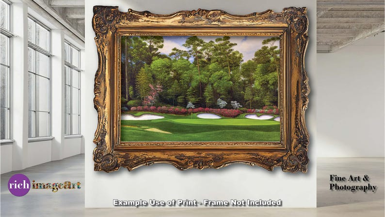 Augusta National Golf Club Amen Corner Azalea Hole 13 PGA Golf Ri2 8x10 ...