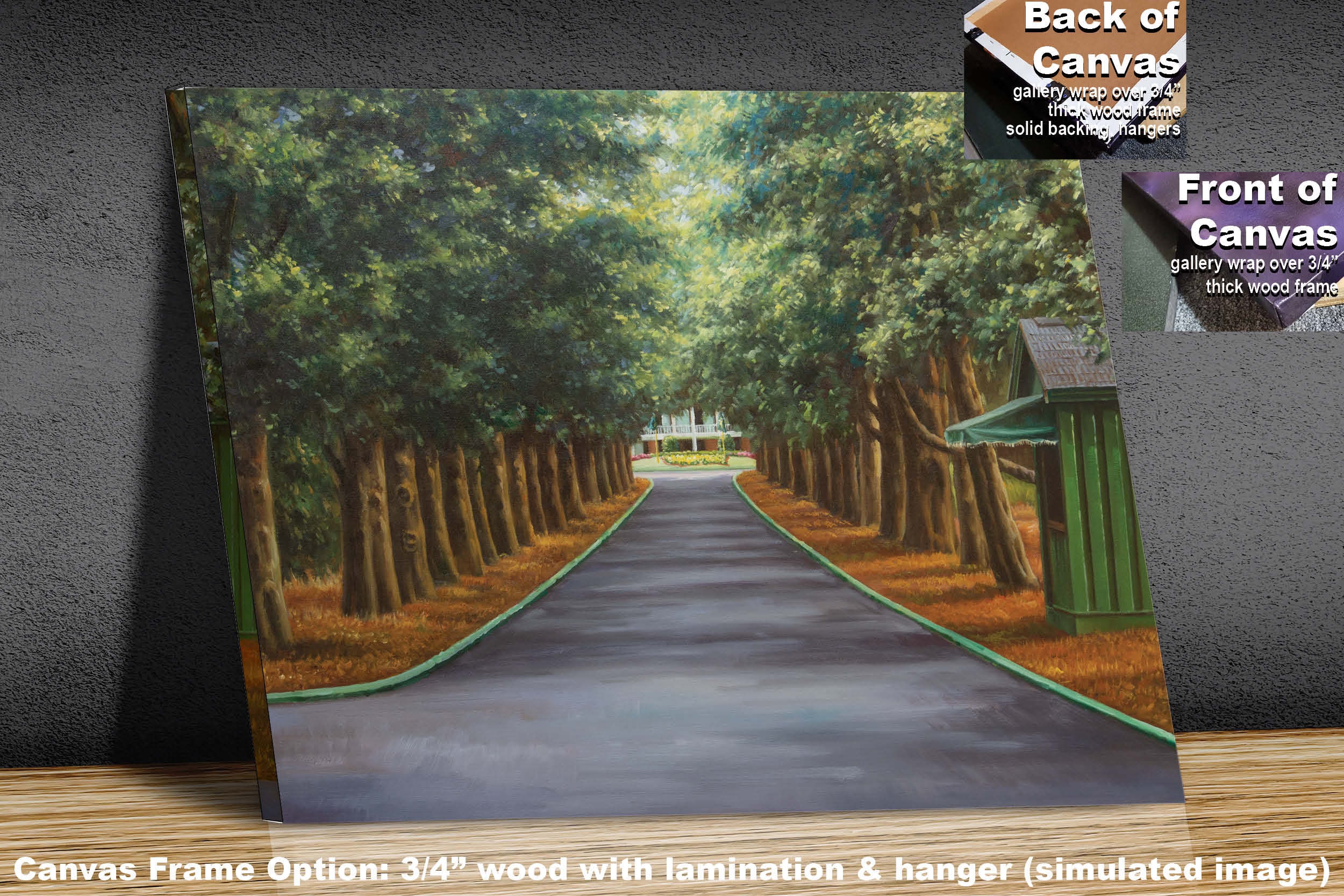 Augusta National Golf Club Course Magnolia Lane Masters PGA 1rioil 8x10 ...