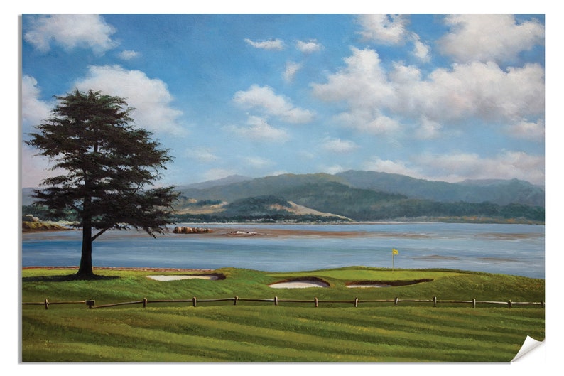Pebble Beach Golf Links 18th Club Hole 18 Course Pebblebeach Pro Am AT ...