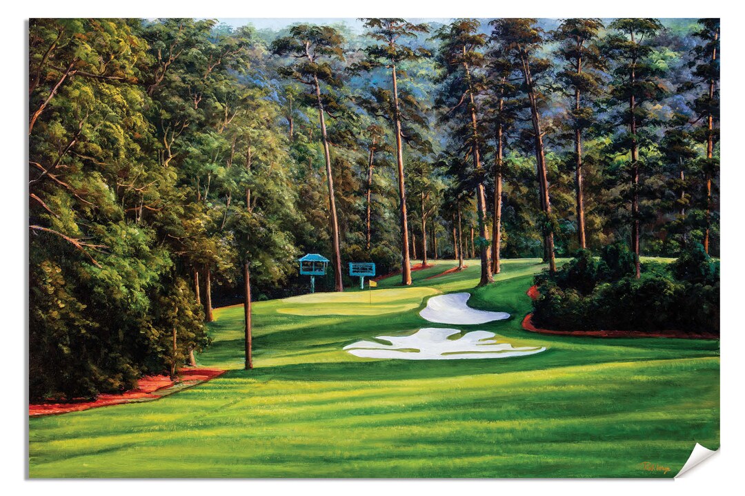 Augusta National Golf Club 10th Hole 10 Camellia the Masters of Augusta ...