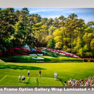 Augusta National Golf Club Course Hole 12 Golden Bell Masters PGA ...