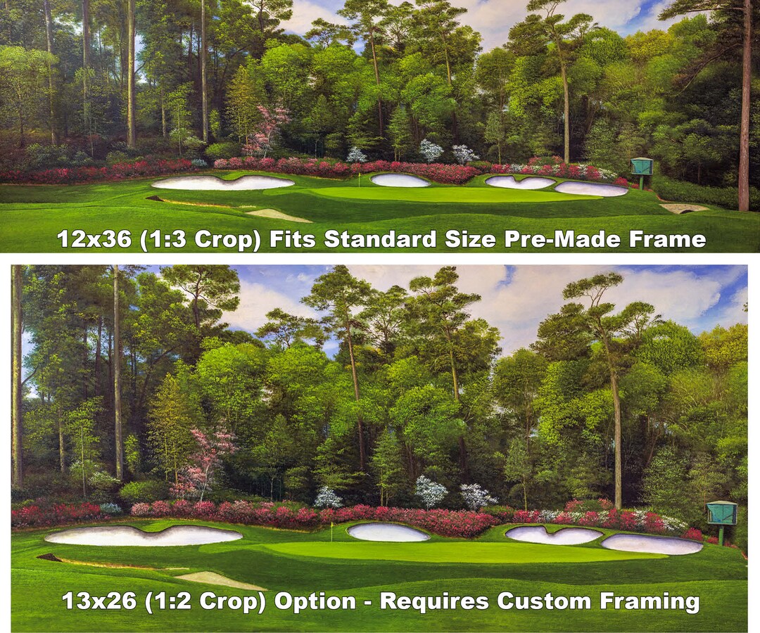 Augusta National Golf Club Hole 13 Azalea Masters Oil Painting PGA Golf ...
