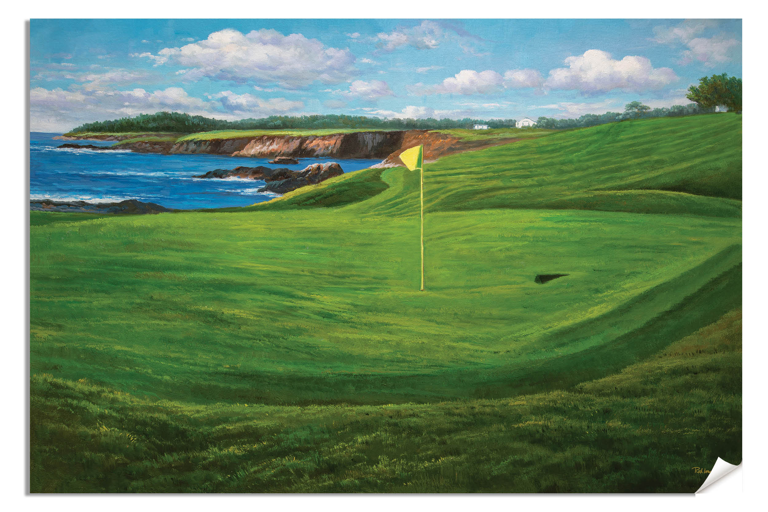 Pebble Beach Golf Links 10th Golf Club Hole 10 Course AT&T Pro-am PGA ...