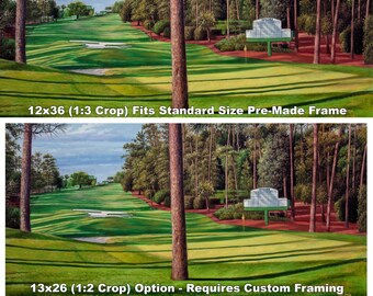 Augusta National Golf Club Hole 10 Camellia Masters Oil | Etsy