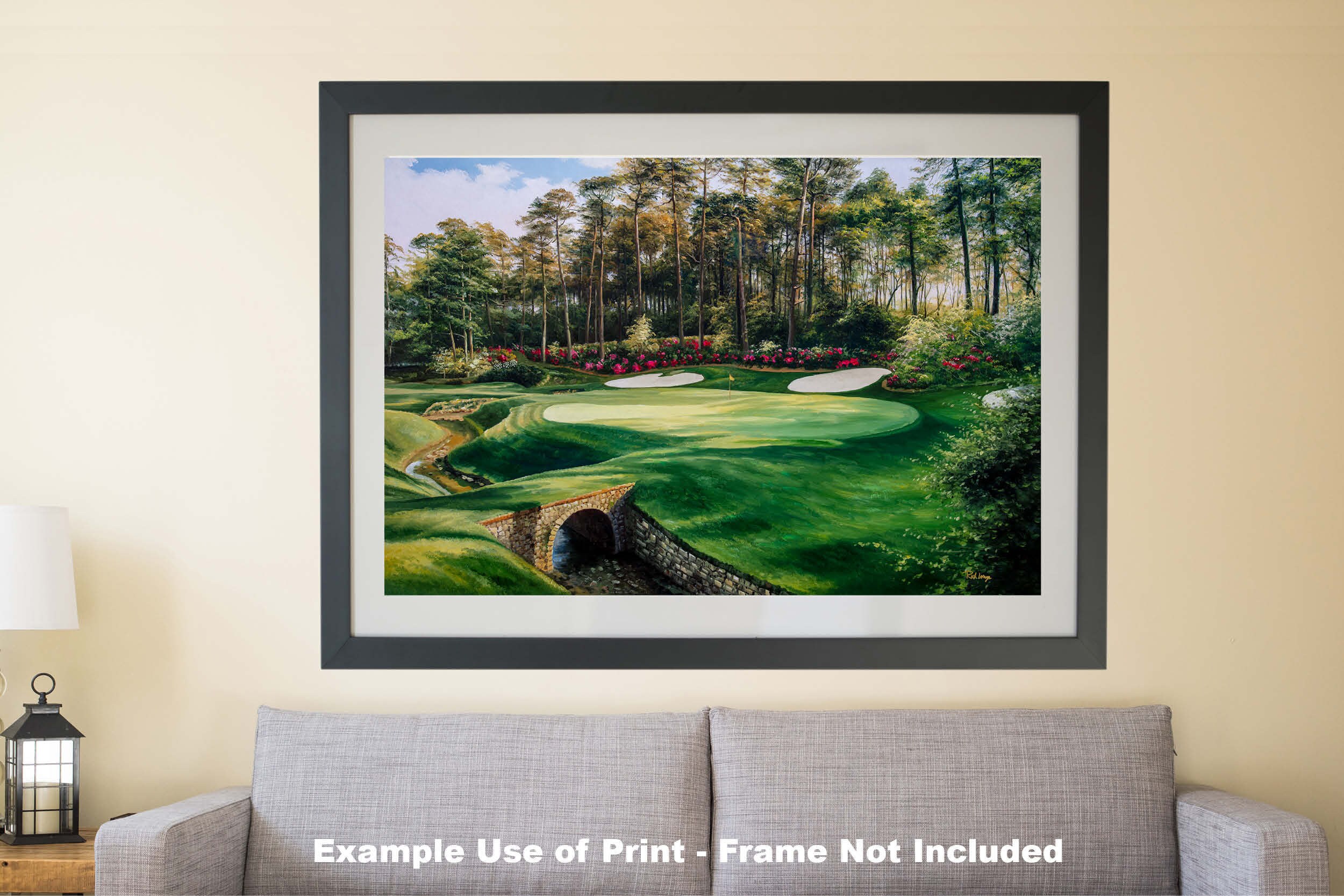 Augusta National Golf Club Hole 13 Azalea Amen Corner Oil - Etsy