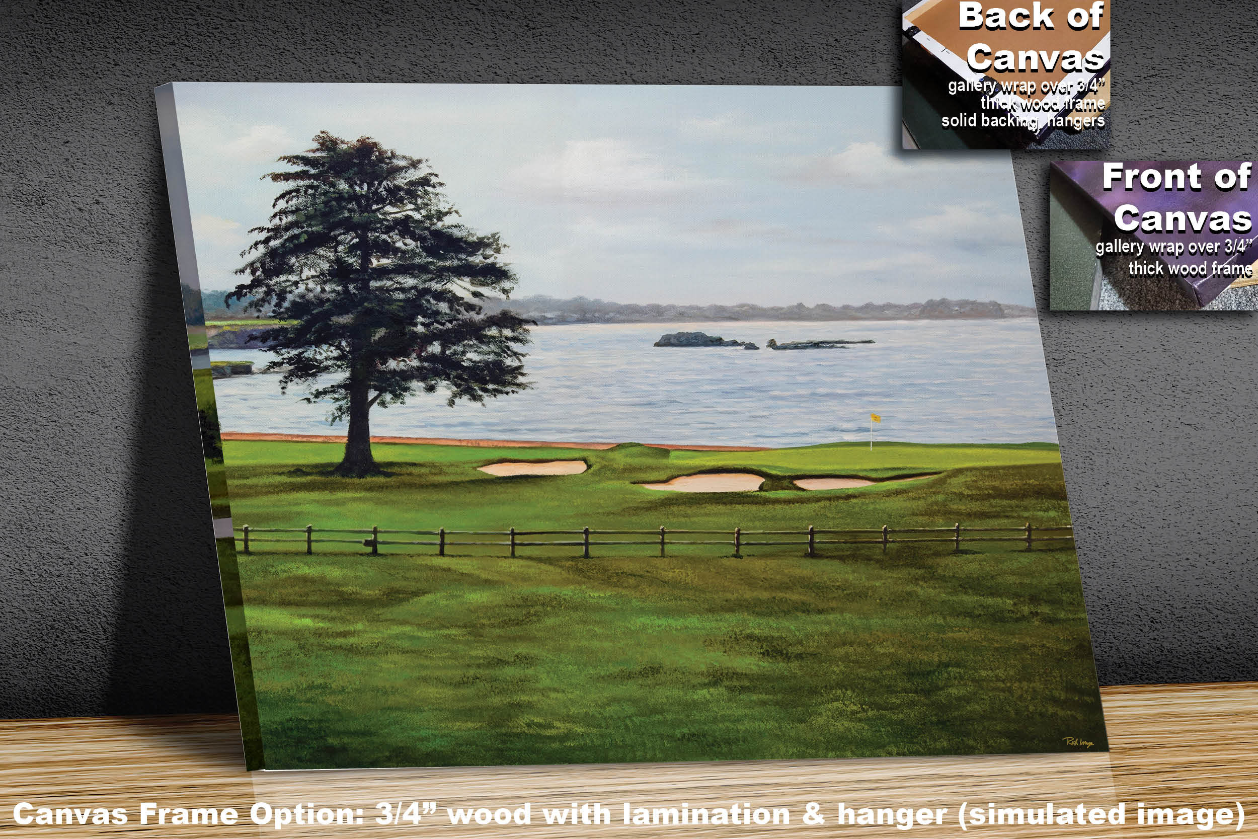 Pebble Beach Golf Links 18th Golf Club Hole 18 Course AT&T Pro-am PGA ...