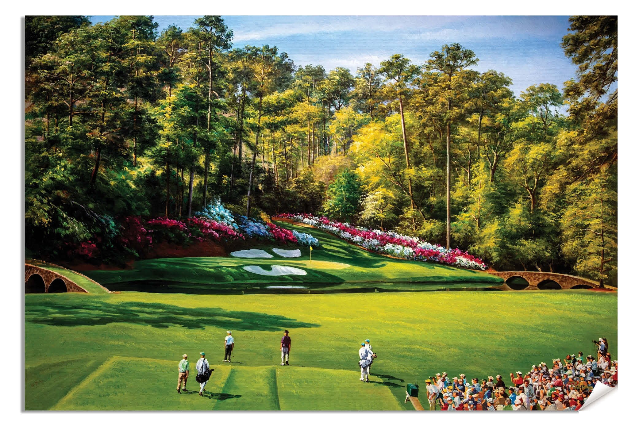 Augusta National Golf Club Course Hole 12 Golden Bell Masters PGA ...
