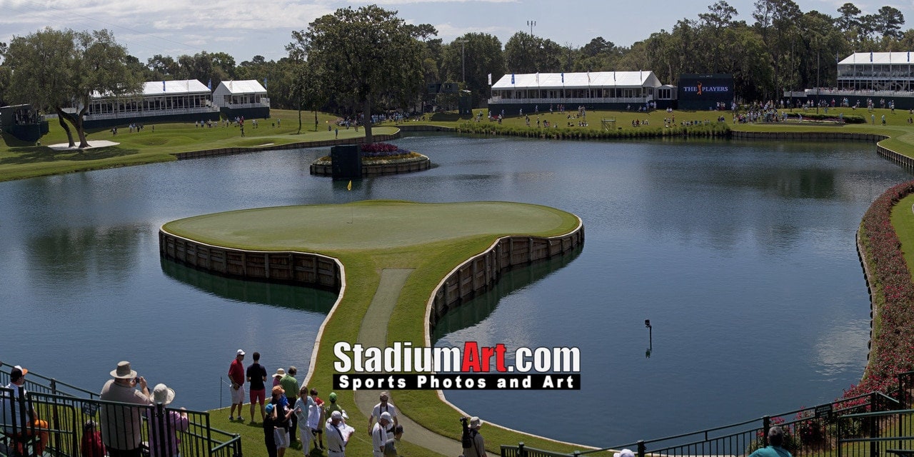 Sawgrass TPC Golf Hole 17 Tournament Players Club 8x10-48x36 Photo ...