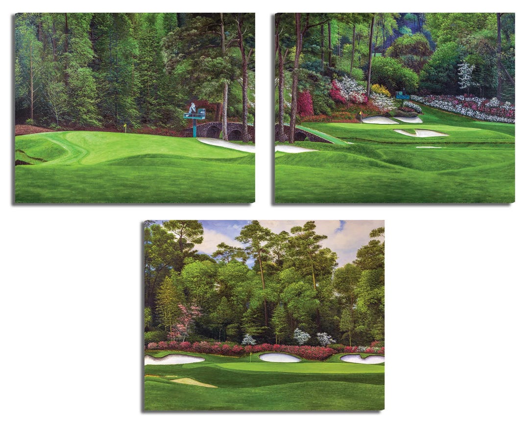 Amen Corner Augusta National Golf Club, White Dogwood, Golden Bell ...