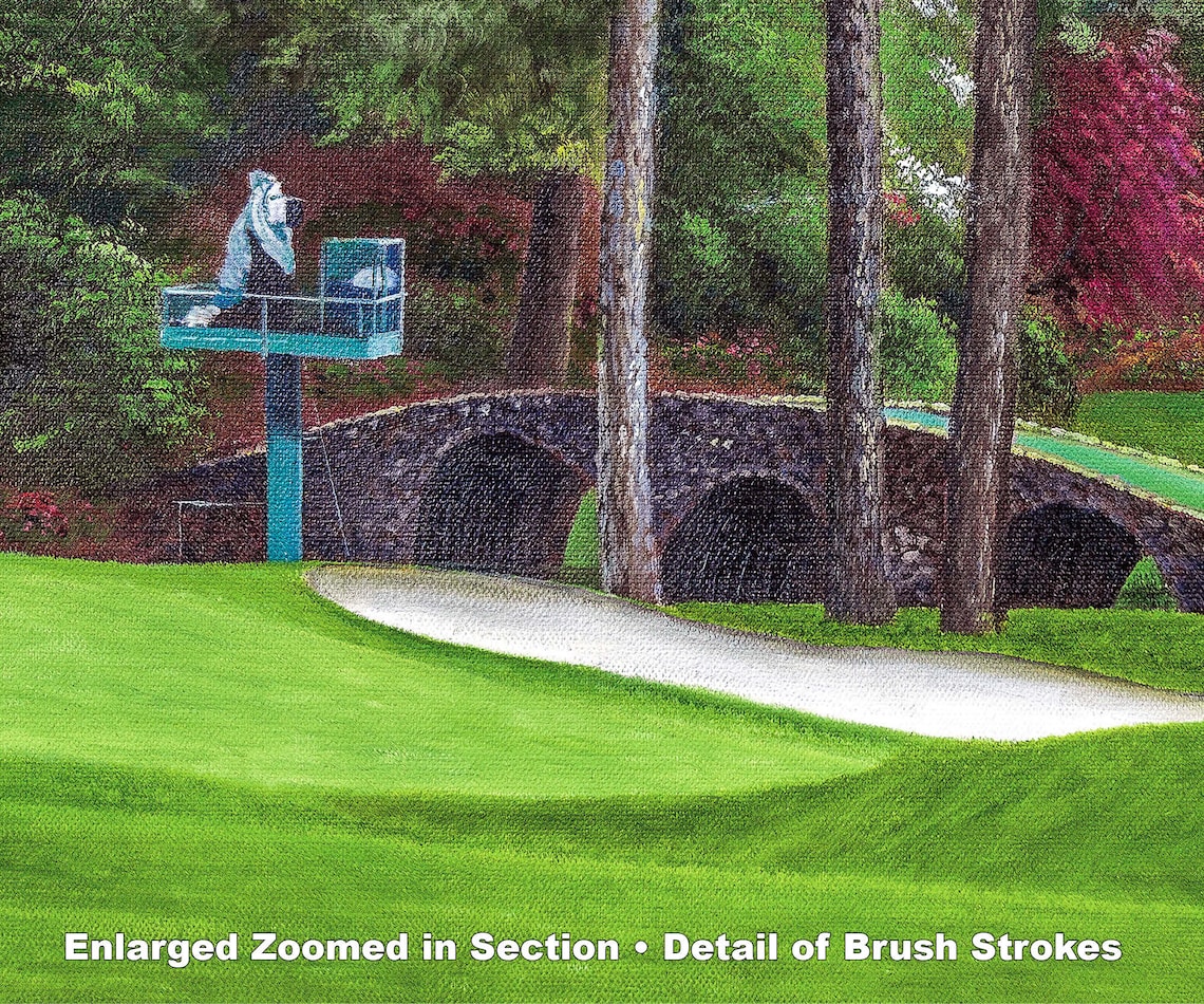 Augusta National Golf Club Amen Corner Hole 11 12 White - Etsy