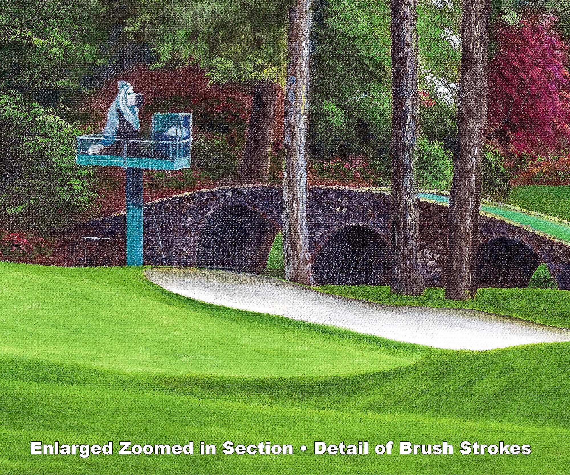 Augusta National Golf Club Amen Corner Hole 11 12 White Dogwood Golden ...