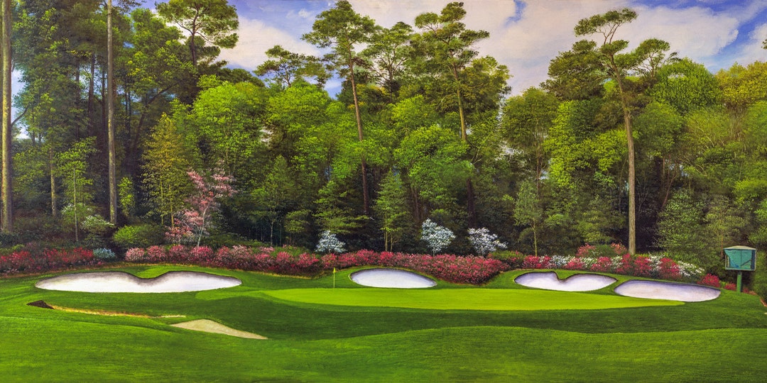 Augusta National Golf Club Hole 13 Azalea Masters Amen Corner Oil ...