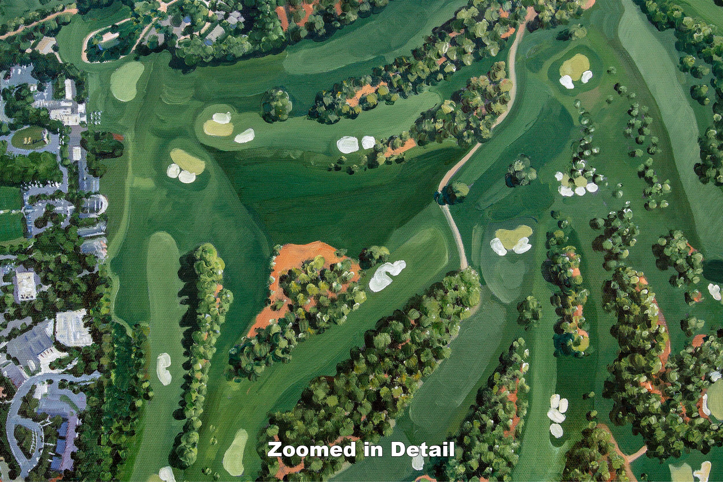 Augusta National Golf Course 18 Holes Amen Corner White Dogwood Golden ...