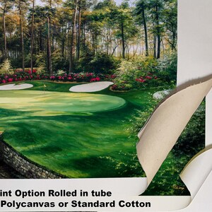 Augusta National Golf Club Hole 13 Azalea Amen Corner Oil Painting ...