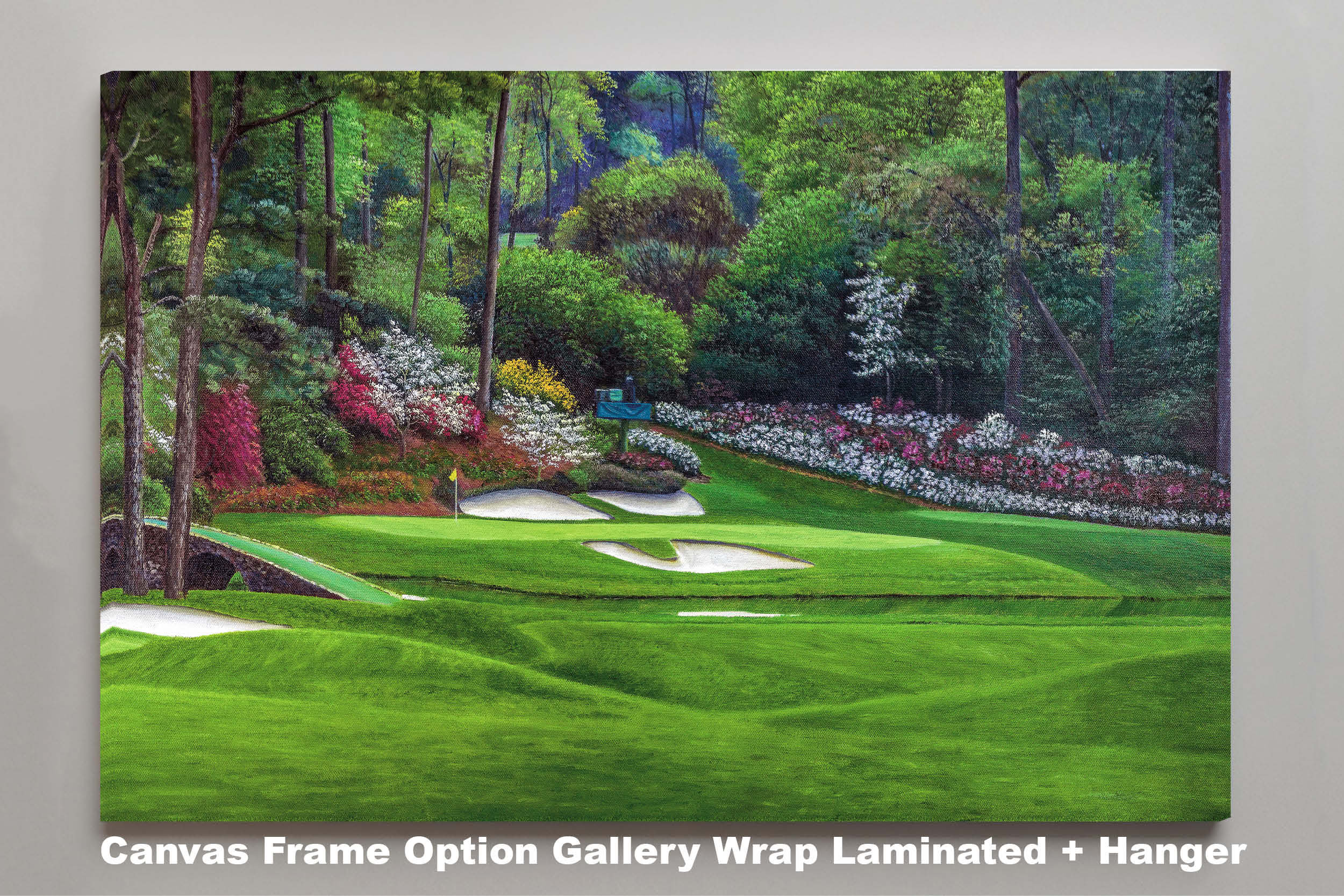 Augusta National Golf Club Hole 12 Golden Bell Masters Oil Painting PGA ...