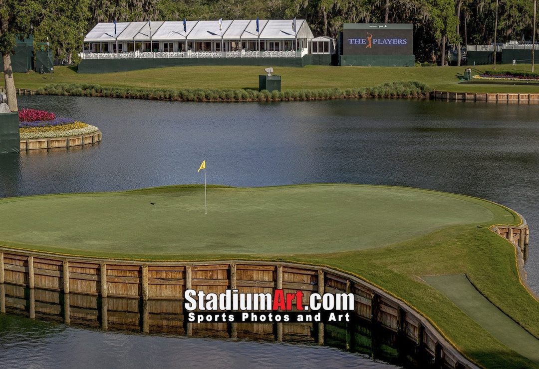 Sawgrass TPC Golf Hole 17 Tournament Players Club 8x10-48x36 Photo ...
