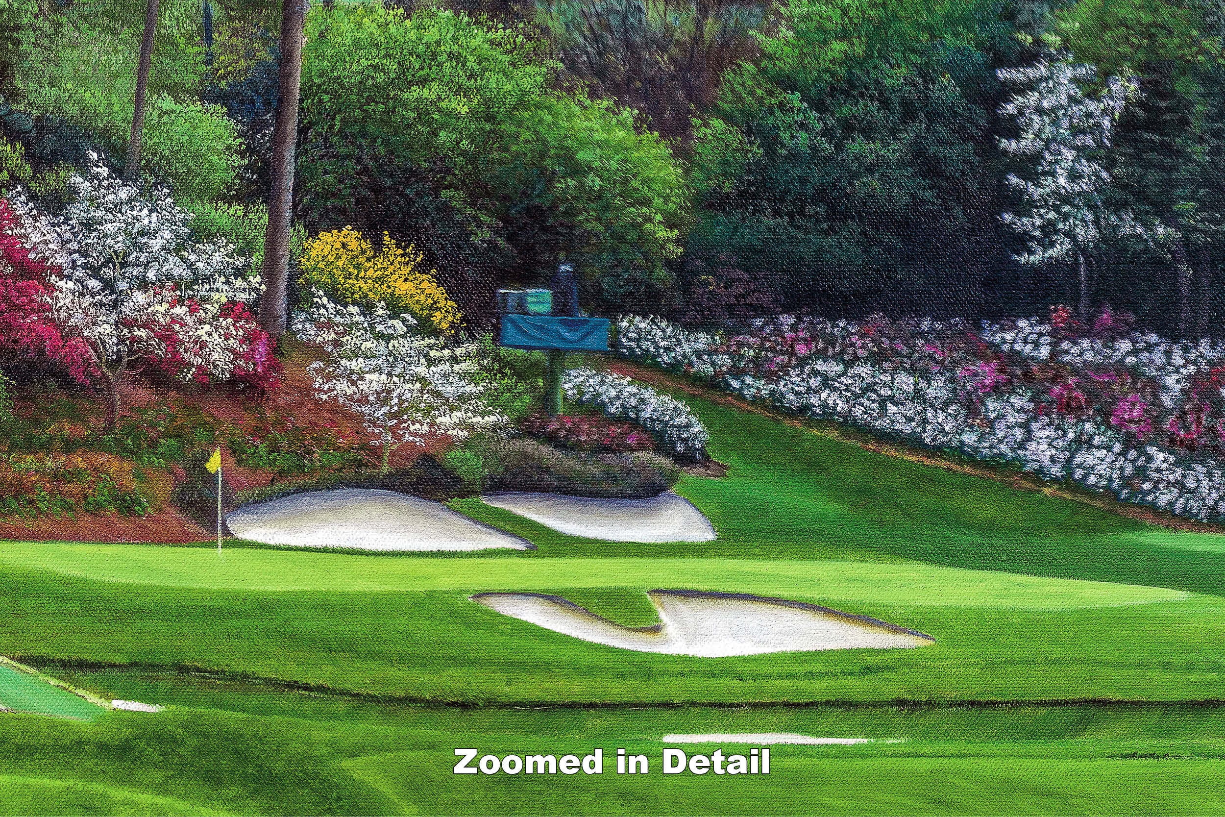 Augusta National Golf Club Hole 12 Golden Bell Masters Amen Corner Oil ...