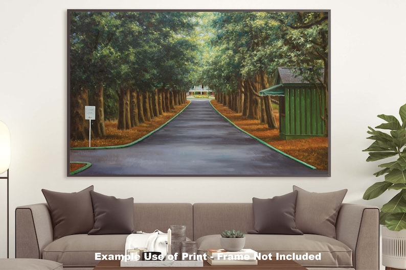 Augusta National Golf Club Course Magnolia Lane Masters PGA 1rioil 8x10 ...