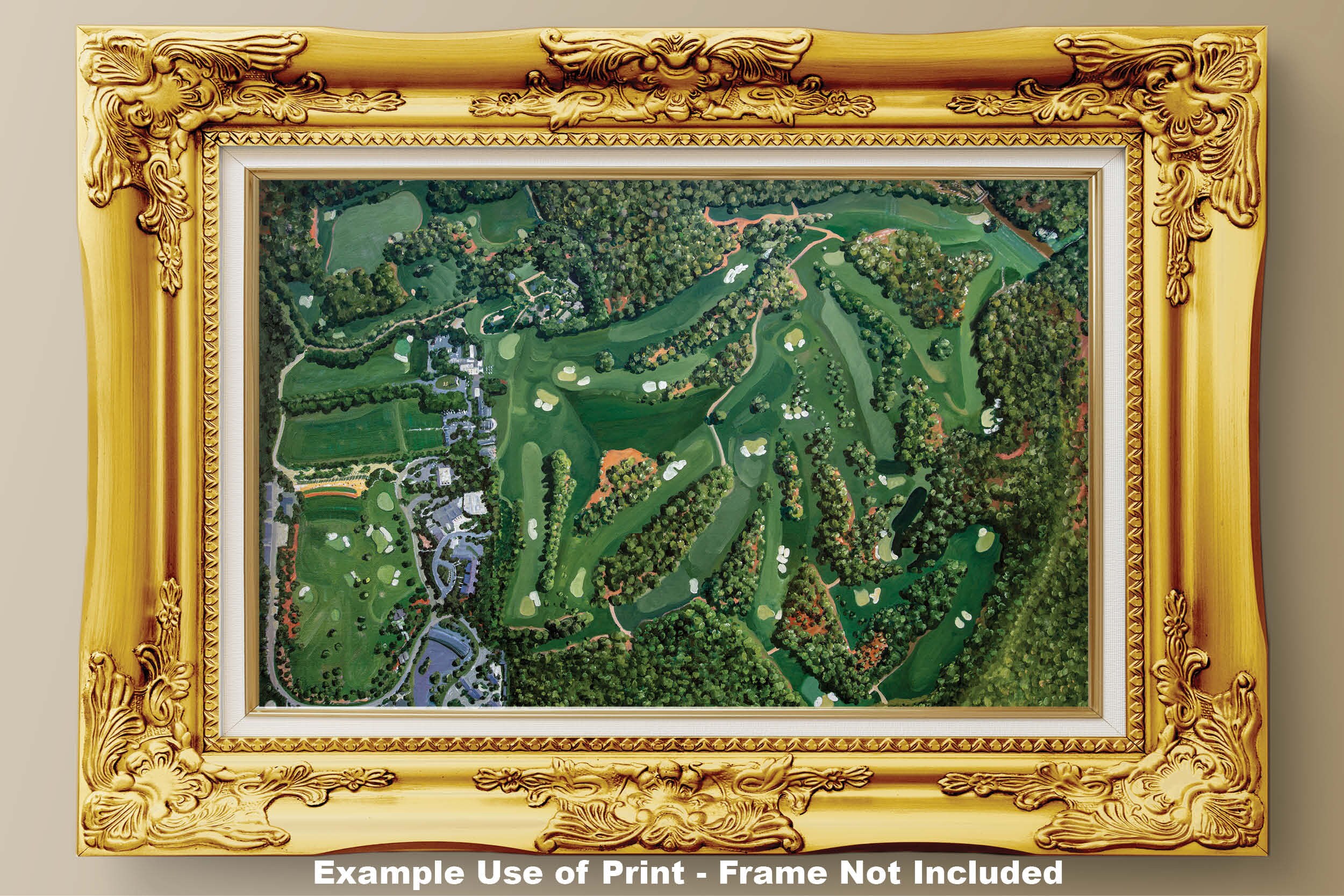 Augusta National Golf Course 18 Holes Amen Corner White Dogwood Golden ...