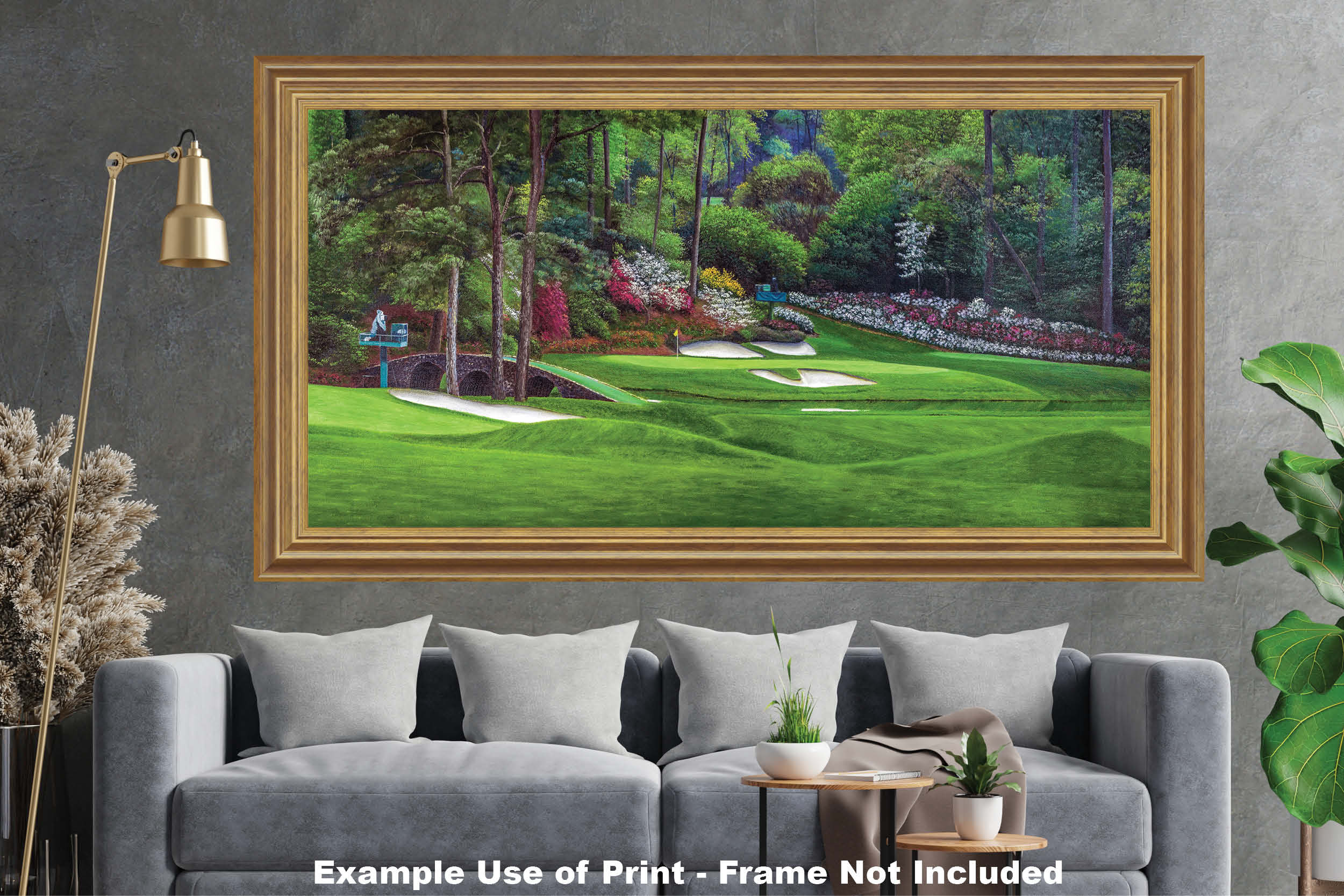 Augusta National Golf Club 12 Golden Bell Masters Amen Corner Oil ...