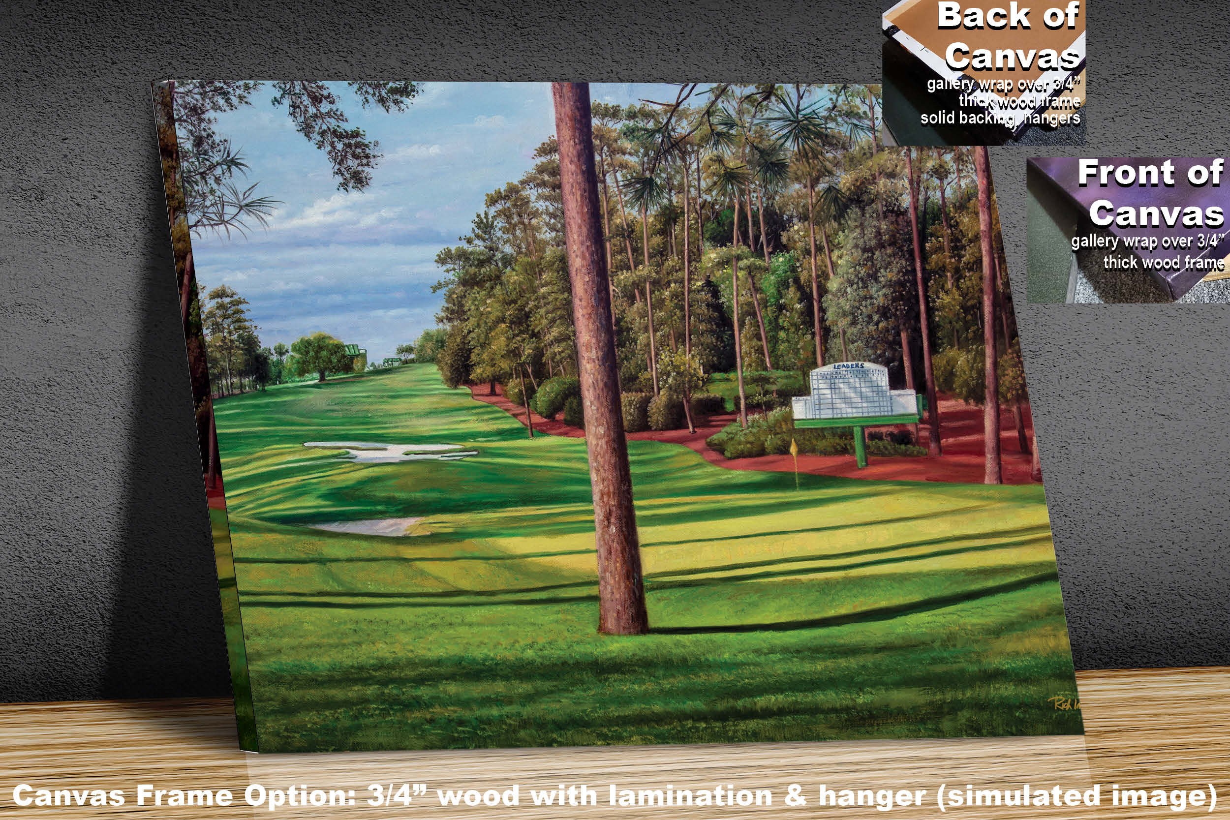 Augusta National Golf Club Hole 10 Camellia Masters Oil Painting PGA ...