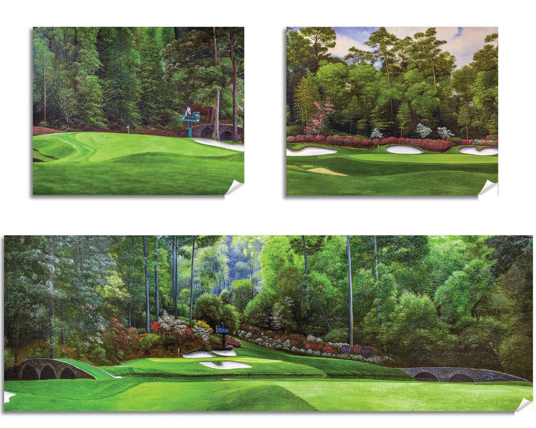 White Dogwood, Golden Bell, Azalea, Augusta National Golf Club Amen ...