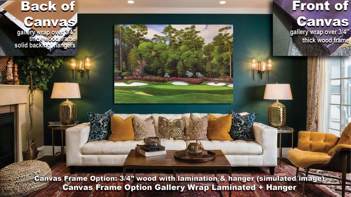 Augusta National Golf Club Amen Corner Azalea Hole 13 PGA Golf Ri2 8x10 ...