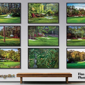 Augusta National Golf Club Amen Corner Azalea Hole 13 PGA Golf Ri2 8x10 ...
