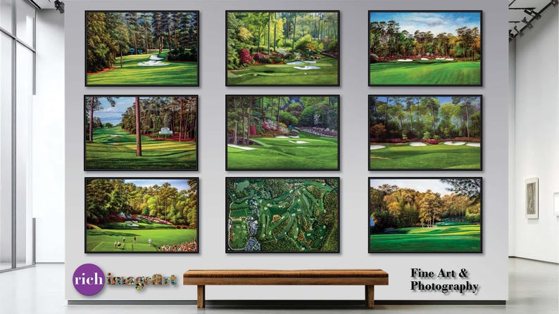 Augusta National Golf Club Amen Corner Azalea Hole 13 PGA Golf Ri2 8x10 ...